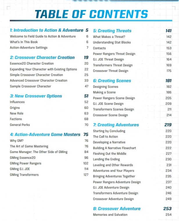 Essence20 RPG Field Guide To Action & Adventure. – Jeff's Game Box